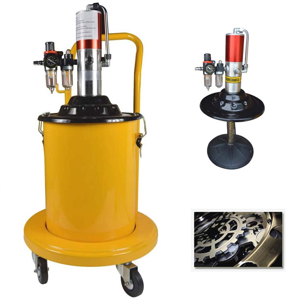 INTBUYING 5 Gal Grease Pump Air Pneumatic Lubricator Compressed ...