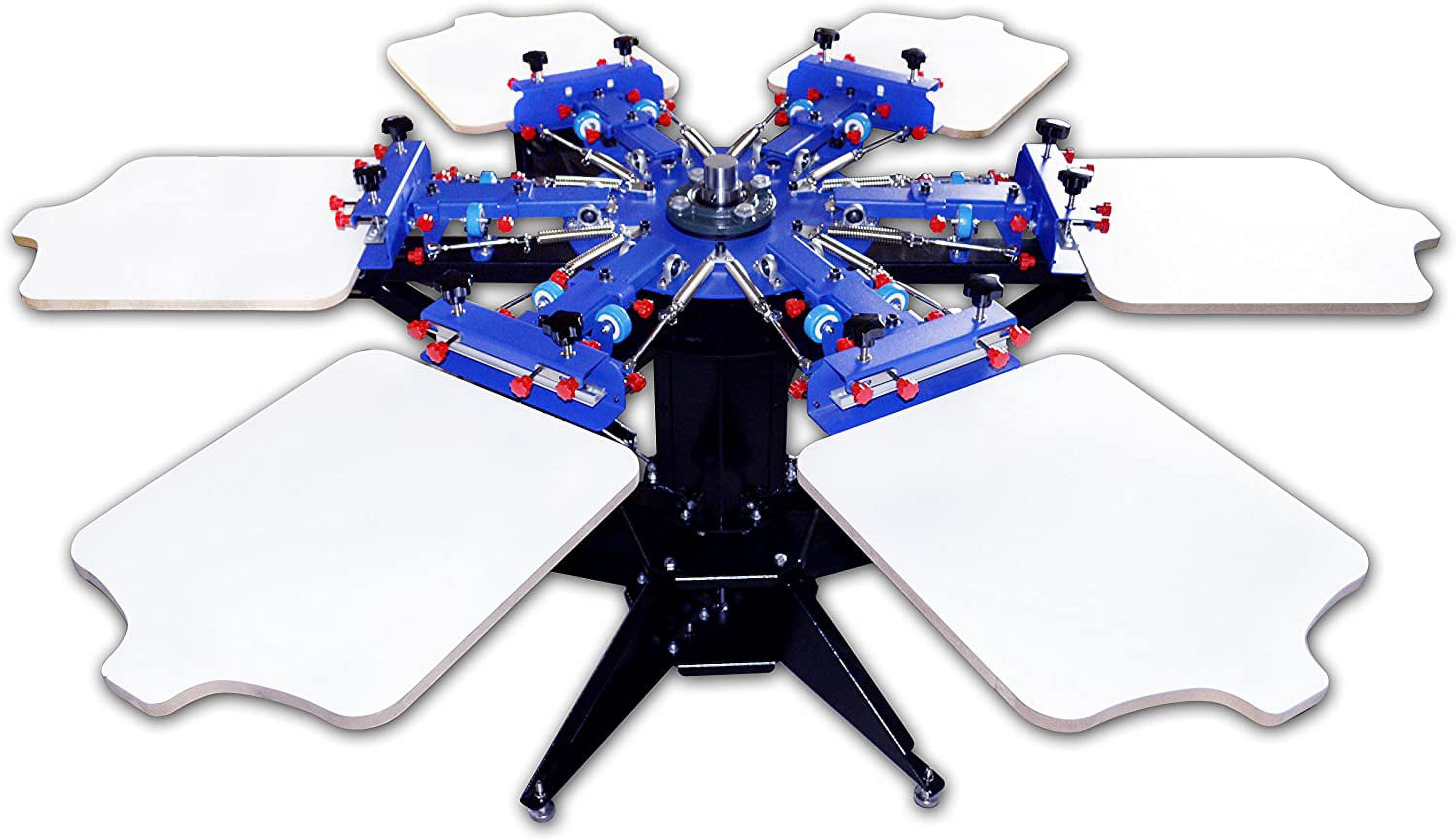 INTBUYING 6 Color 6 Station Silk Screen Printing Machine Accurate Micro ...