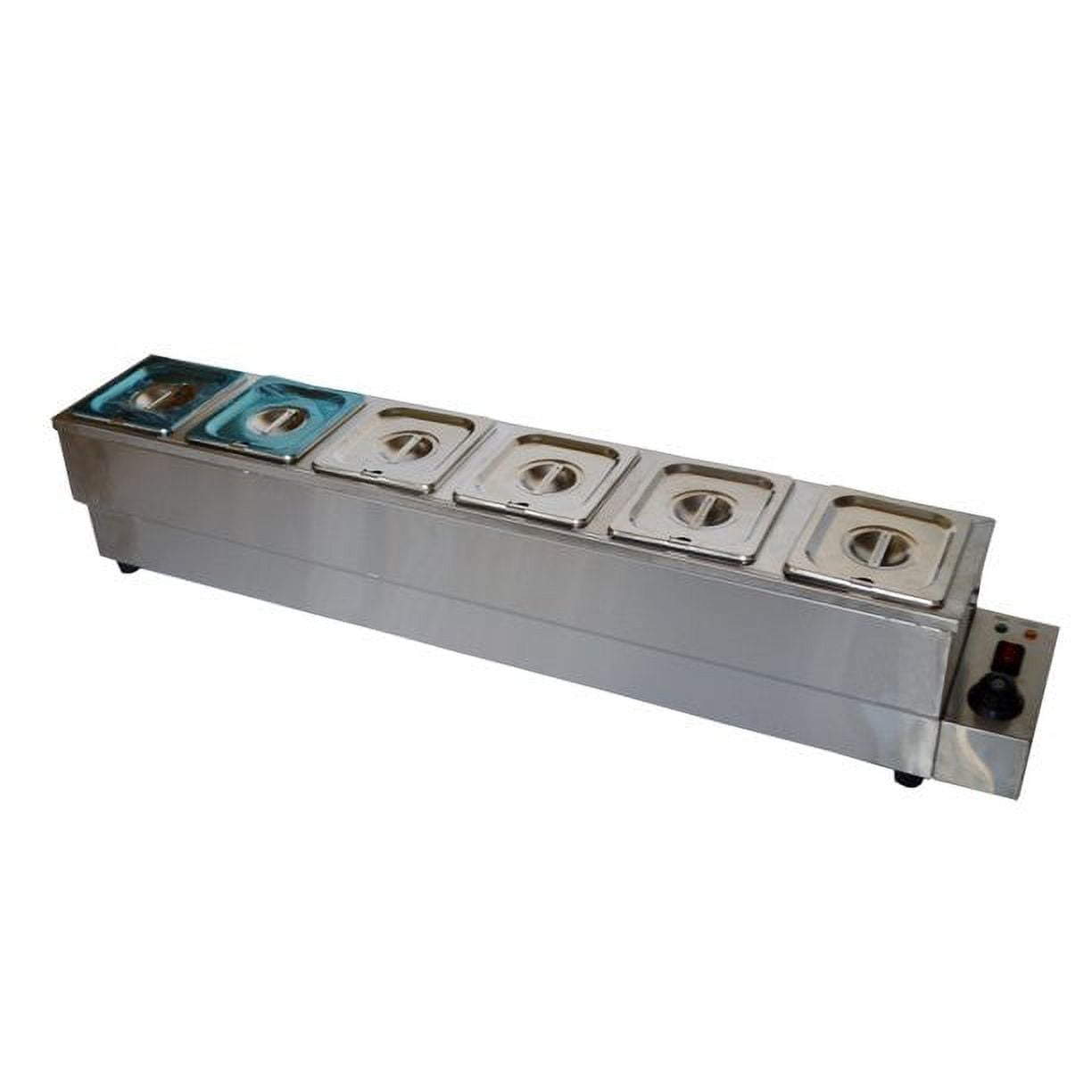 INTBUYING 6 Pan Restaurant Bain-Marie Steam Table Buffet Soup Food ...