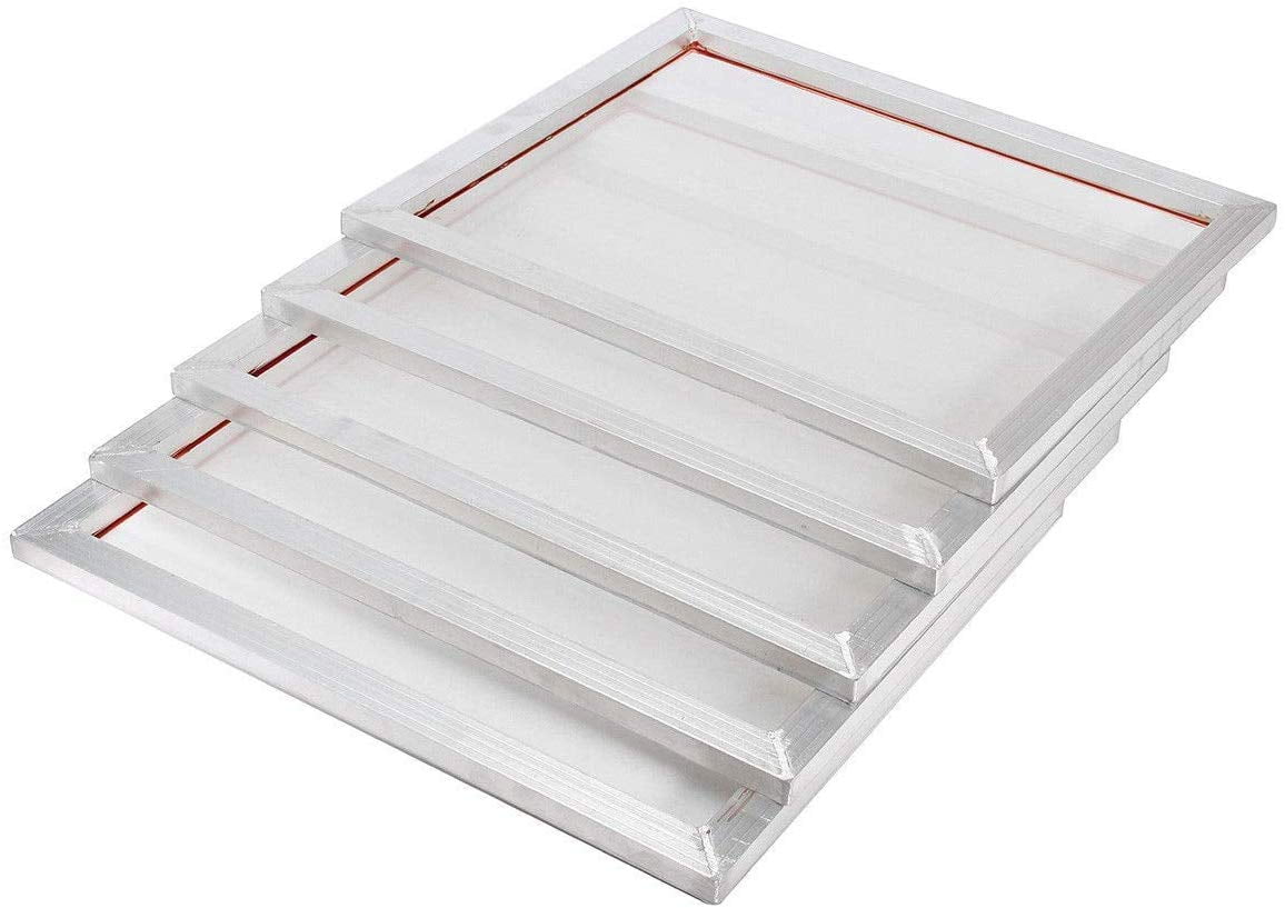 INTBUYING 6Pcs 23"x31" Screen Printing Frame Mesh Pre-Stretched ...