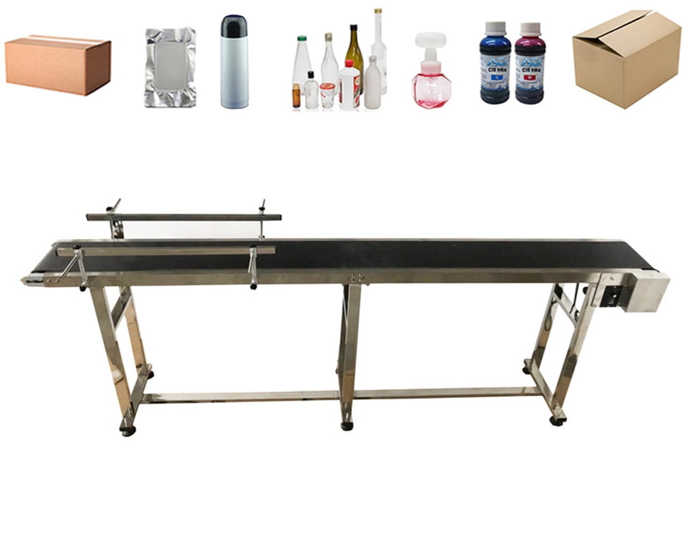 INTBUYING 82.6x7.8inch PVC Belt Conveyor Industrial Transport Belt ...