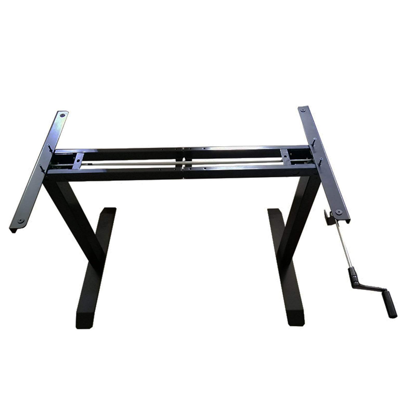 INTBUYING Adjustable Base Height Sit-Stand Standing Desk Frame Manual ...