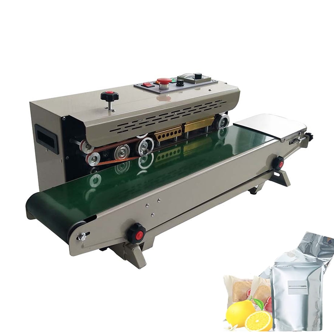 INTBUYING Auto Continuous Sealing Machine Horizontal PVC Bag Band ...