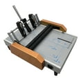 INTBUYING Automatic Book Binding Machine Staple Folder Booklet Maker 17 ...