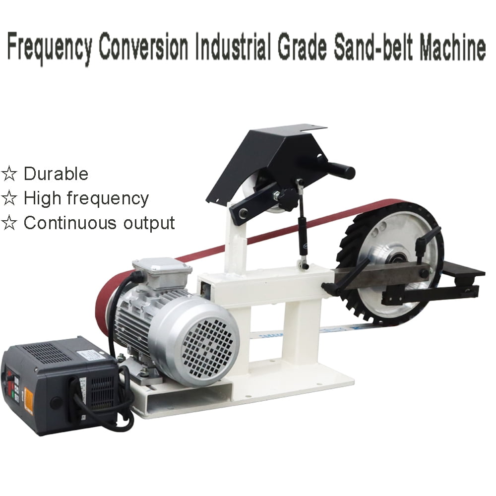 INTBUYING Belt Sander Industrial Grade 72-82in Sand Belt Machine with ...