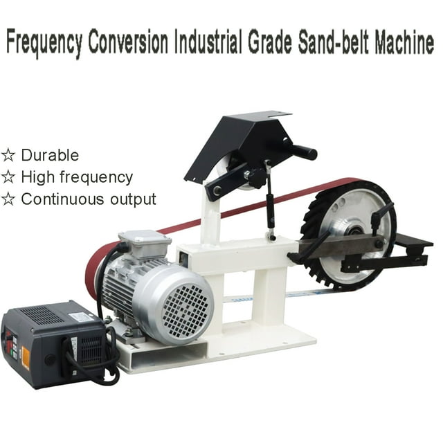 INTBUYING Belt Sander Industrial Grade 72-82in Sand Belt Machine with ...