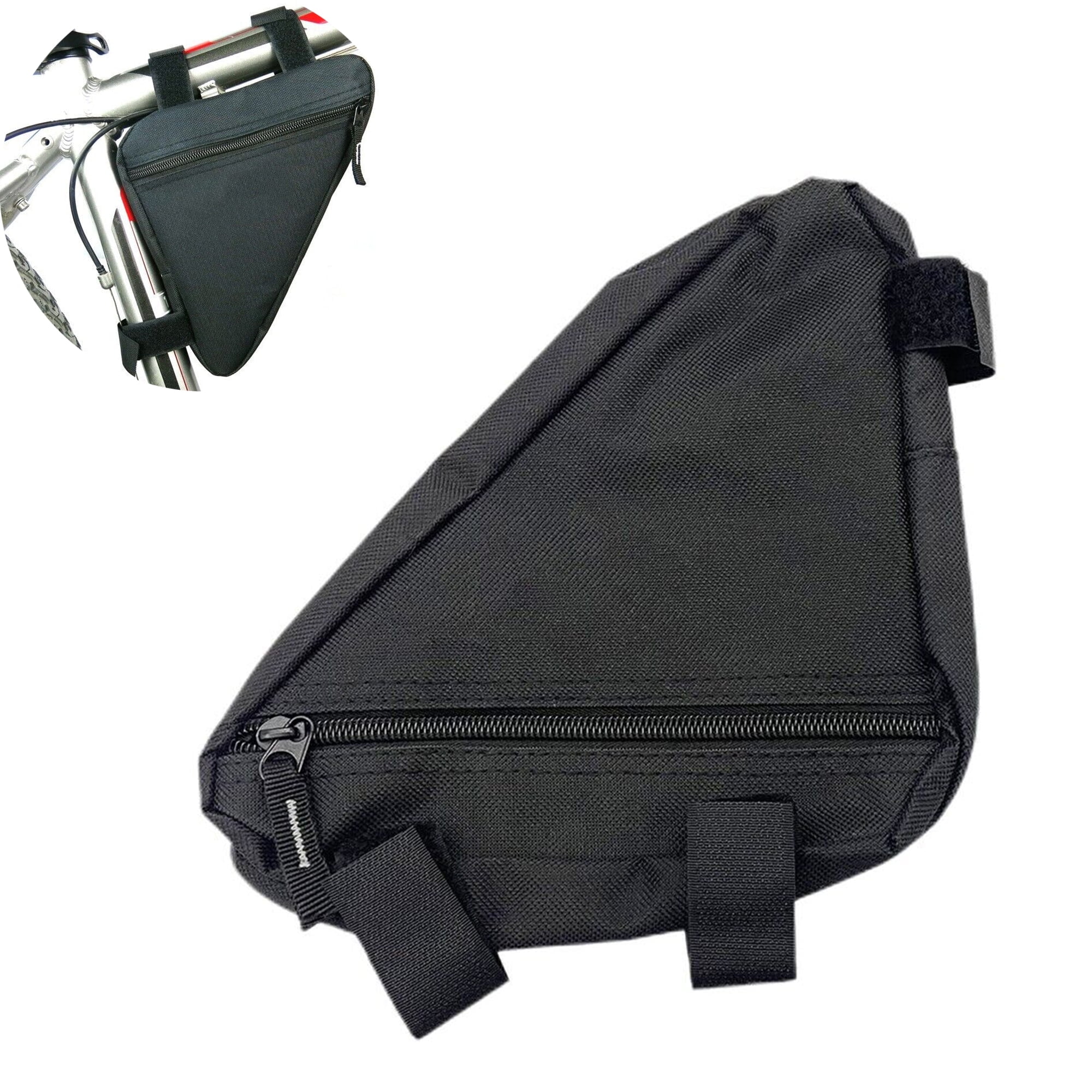 INTBUYING Bicycle Triangle Storage Bag Portable Bike Beam Triangle ...