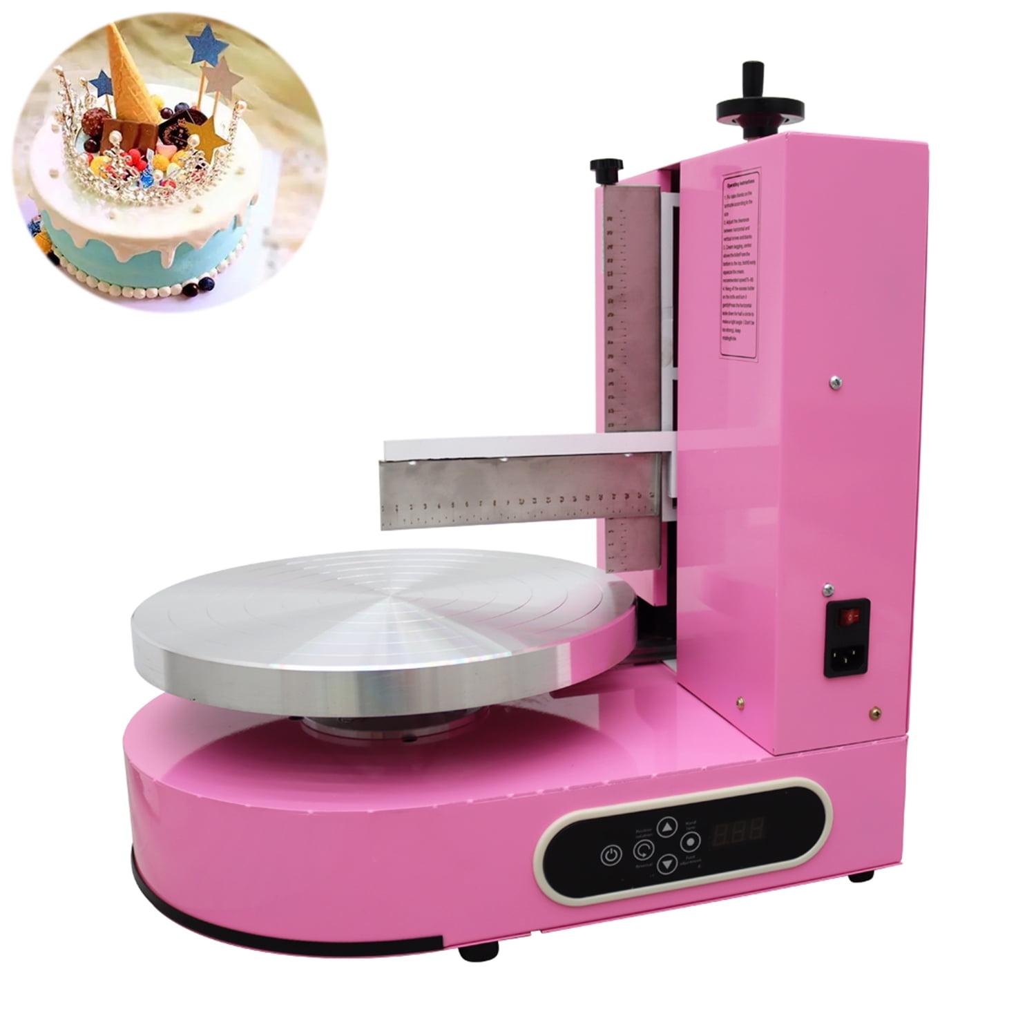 INTBUYING Cake Cream Spreading Coating Smearing Machine for 6-14inch ...