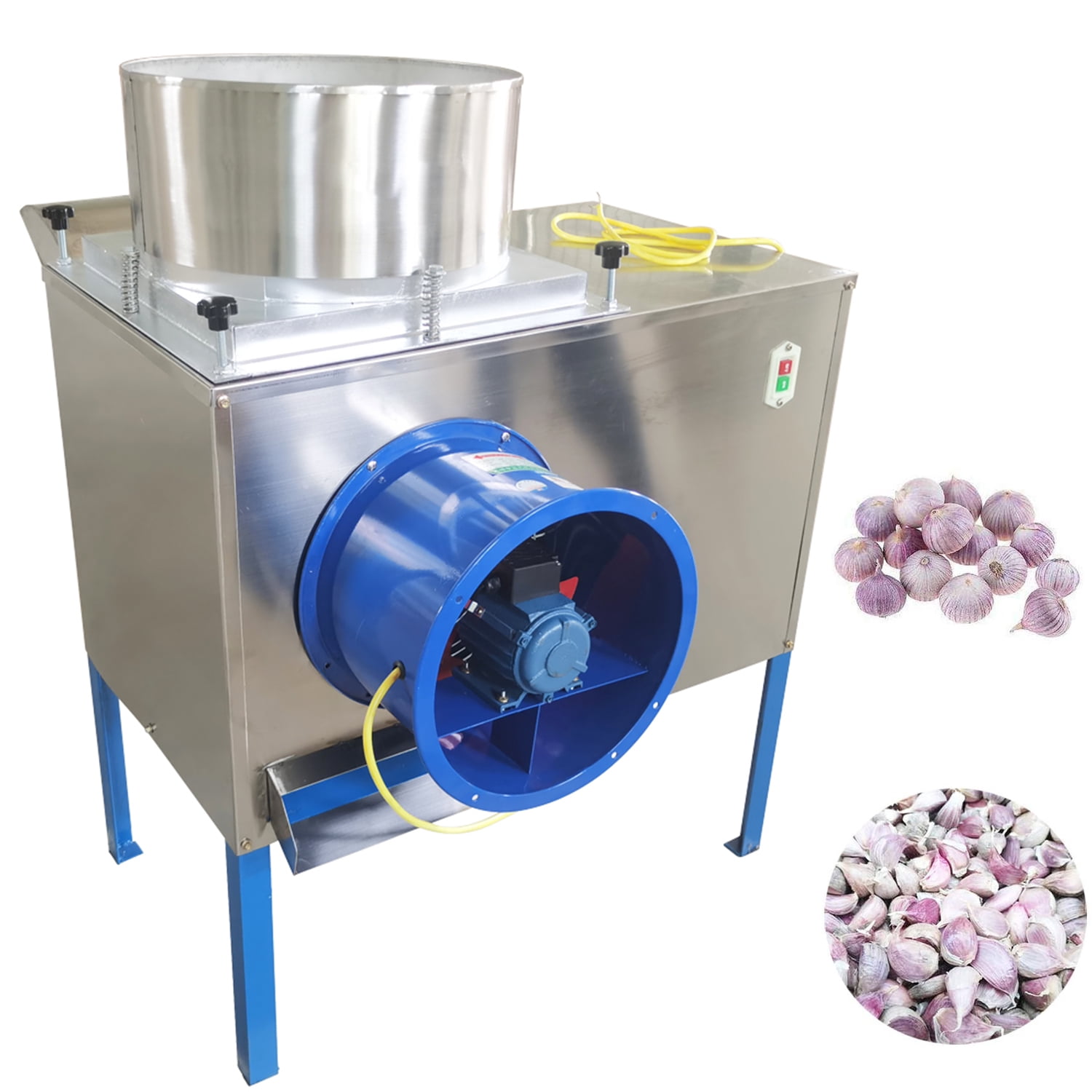INTBUYING Commercial Garlic Separating Machine with Fan 220V 800-1000Kg ...