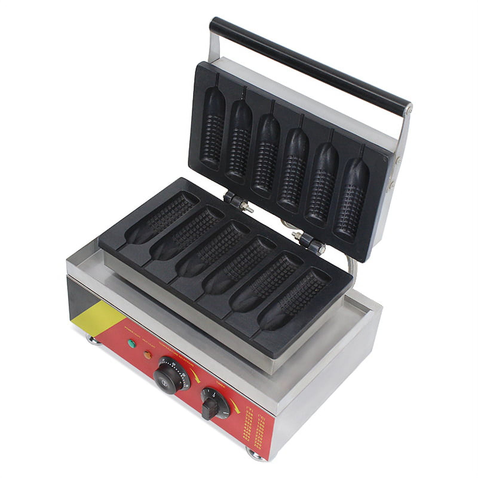 INTBUYING Commercial Nonstick Electric Waffle Corn Stick Maker Lolly ...