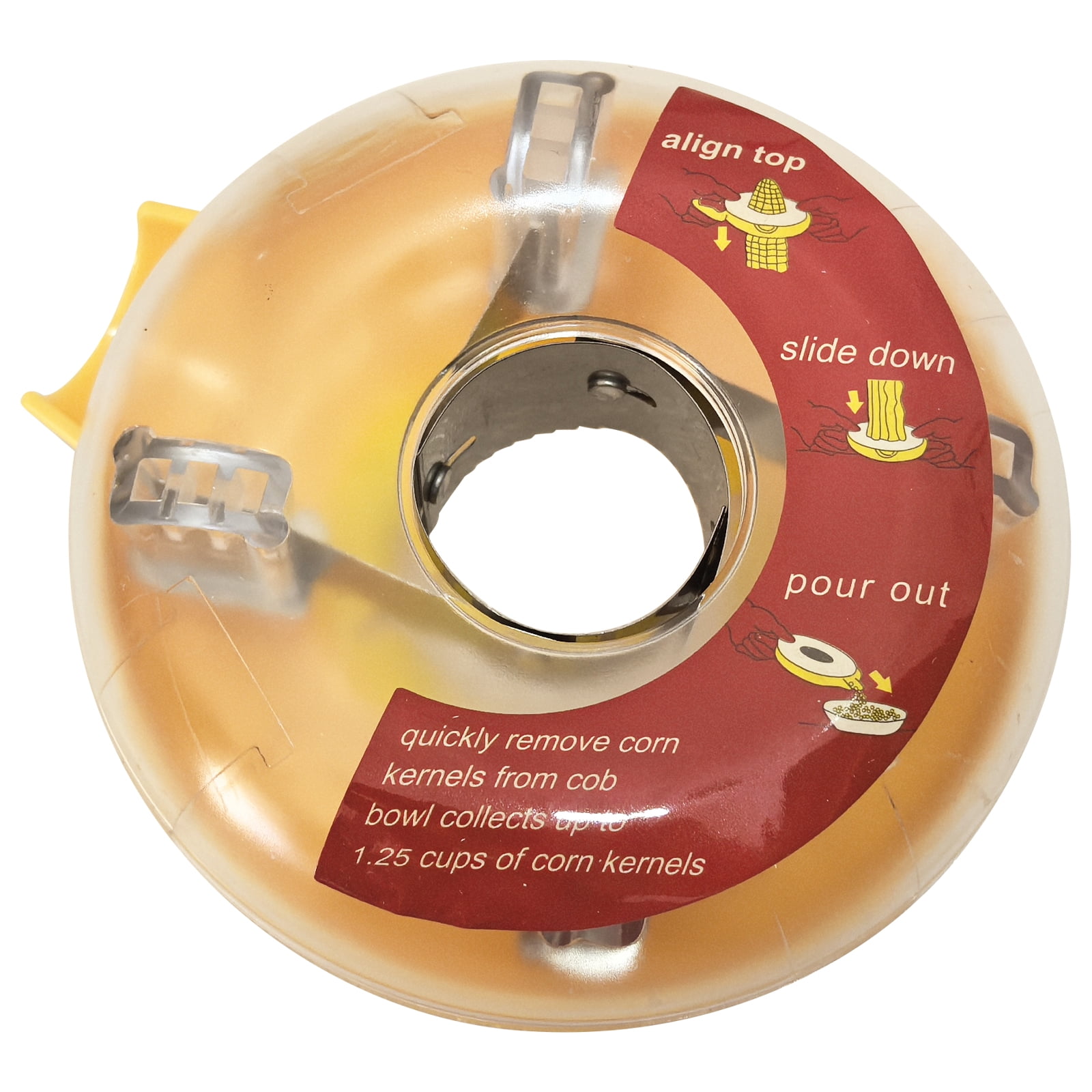 Intbuying Corn Peeler Corn Kernel Remover with Stainless Steel Blade ...