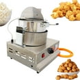 INTBUYING Stainless Steel Commercial Gas Heating Popcorn Maker with ...