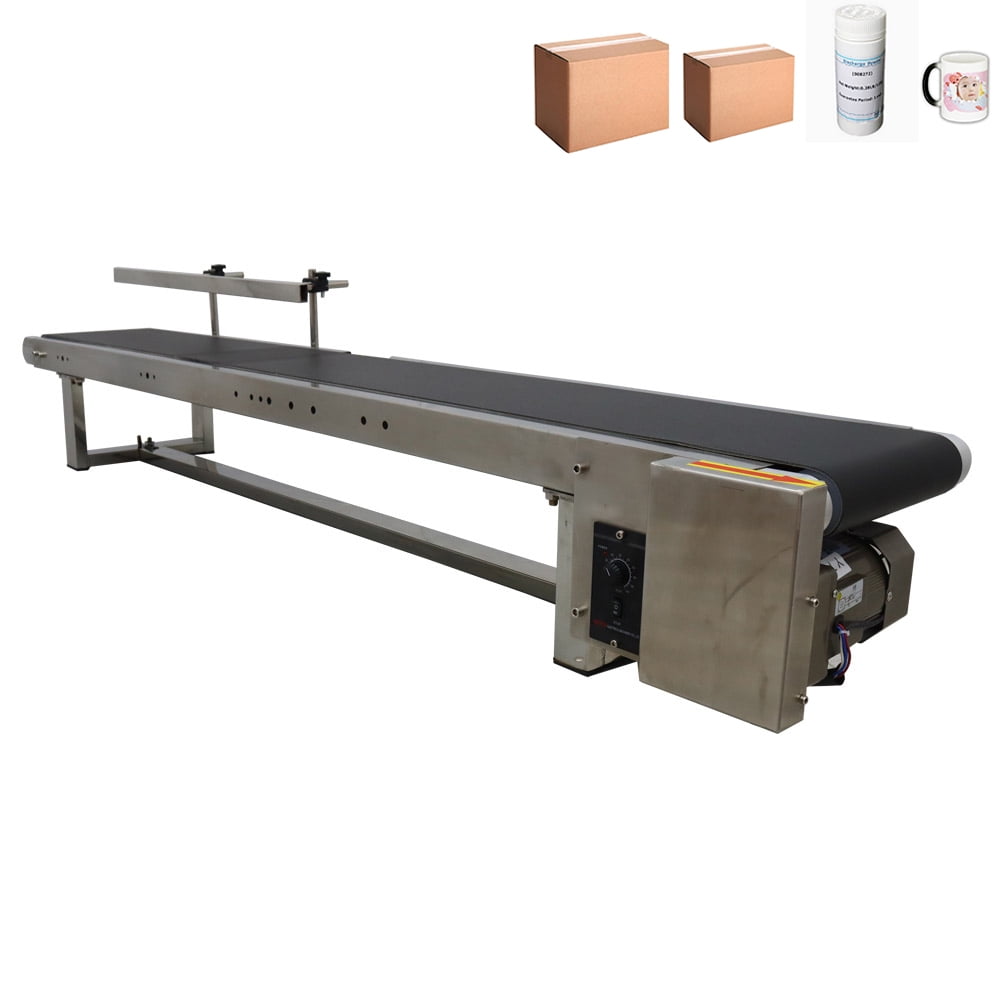 INTBUYING Desktop Conveyor Machine with One Fence Automatic Speed High ...