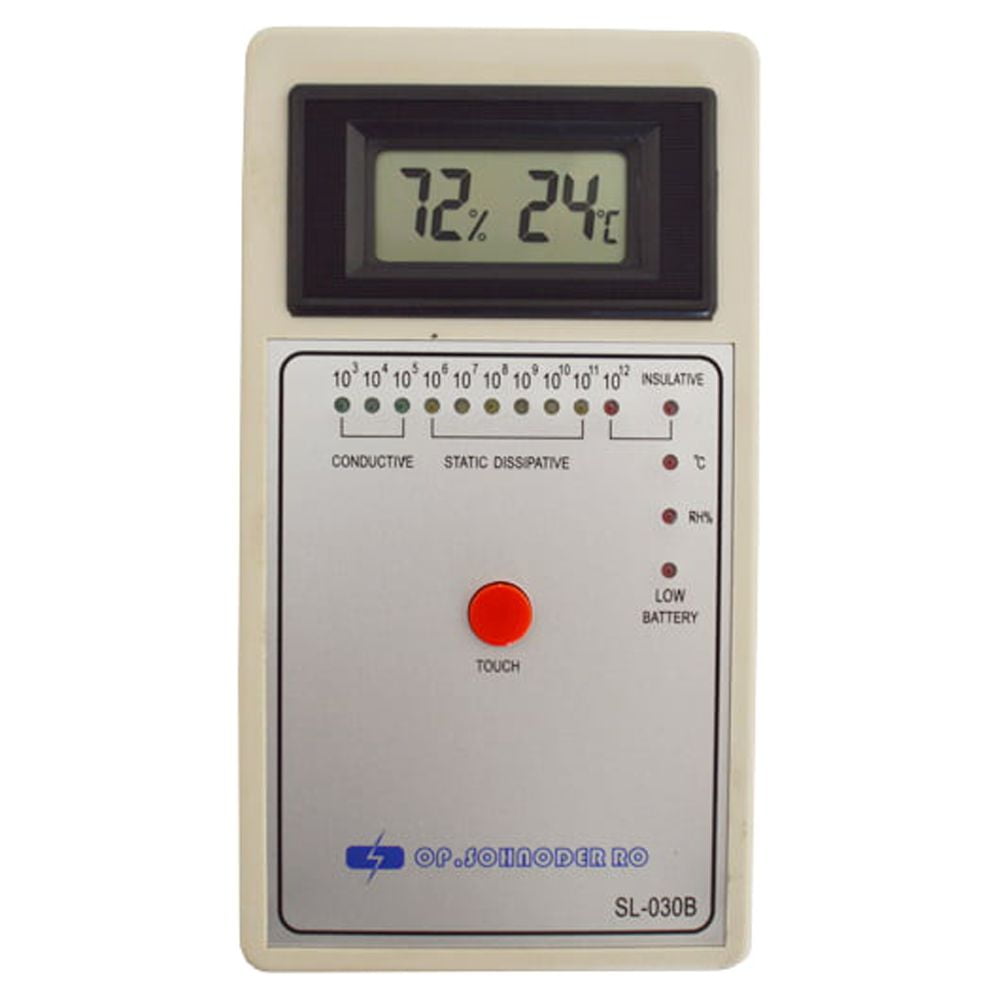 INTBUYING Digital Heavy Hammer Surface Resistance Tester Capacitance ...