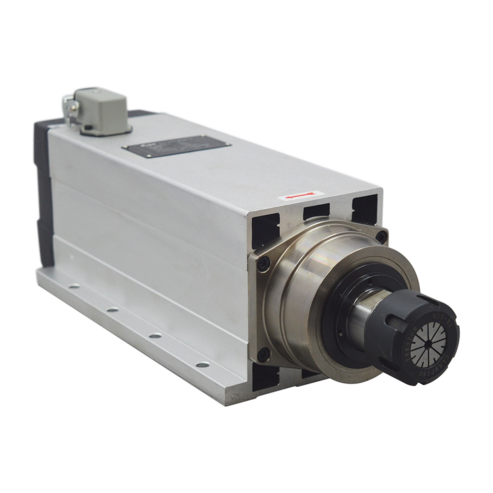 INTBUYING ER32 Square Spindle Motor with Flange for CNC Router ...