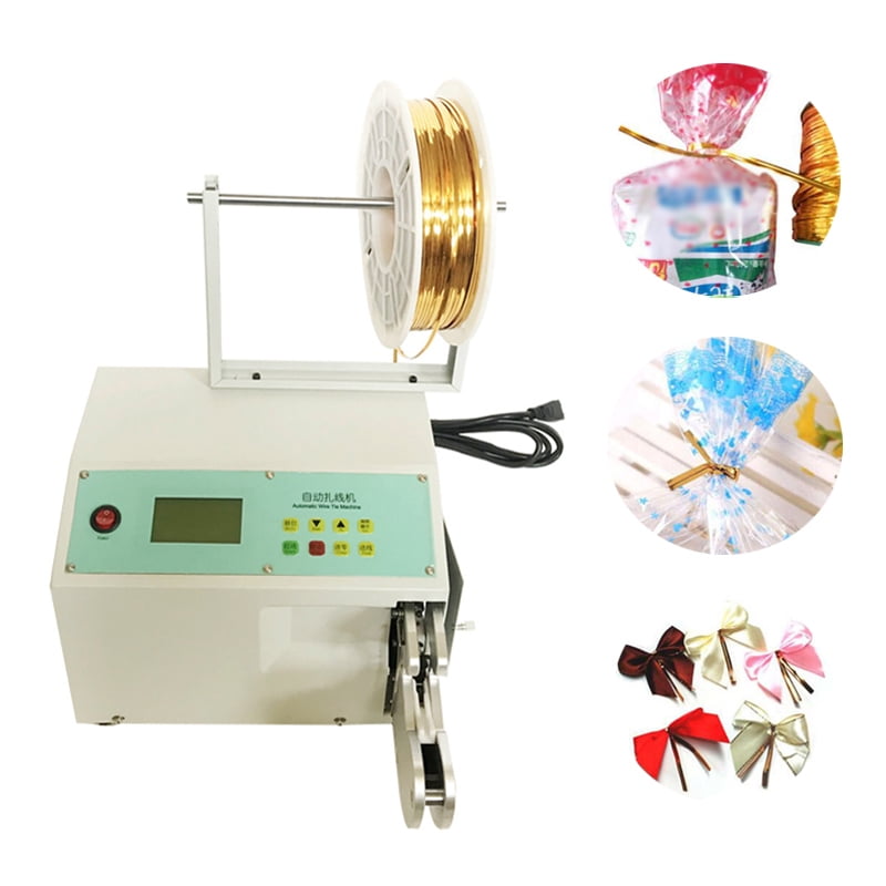 INTBUYING Electric Automatic Twist Tie Machine with 1000m Metallic ...