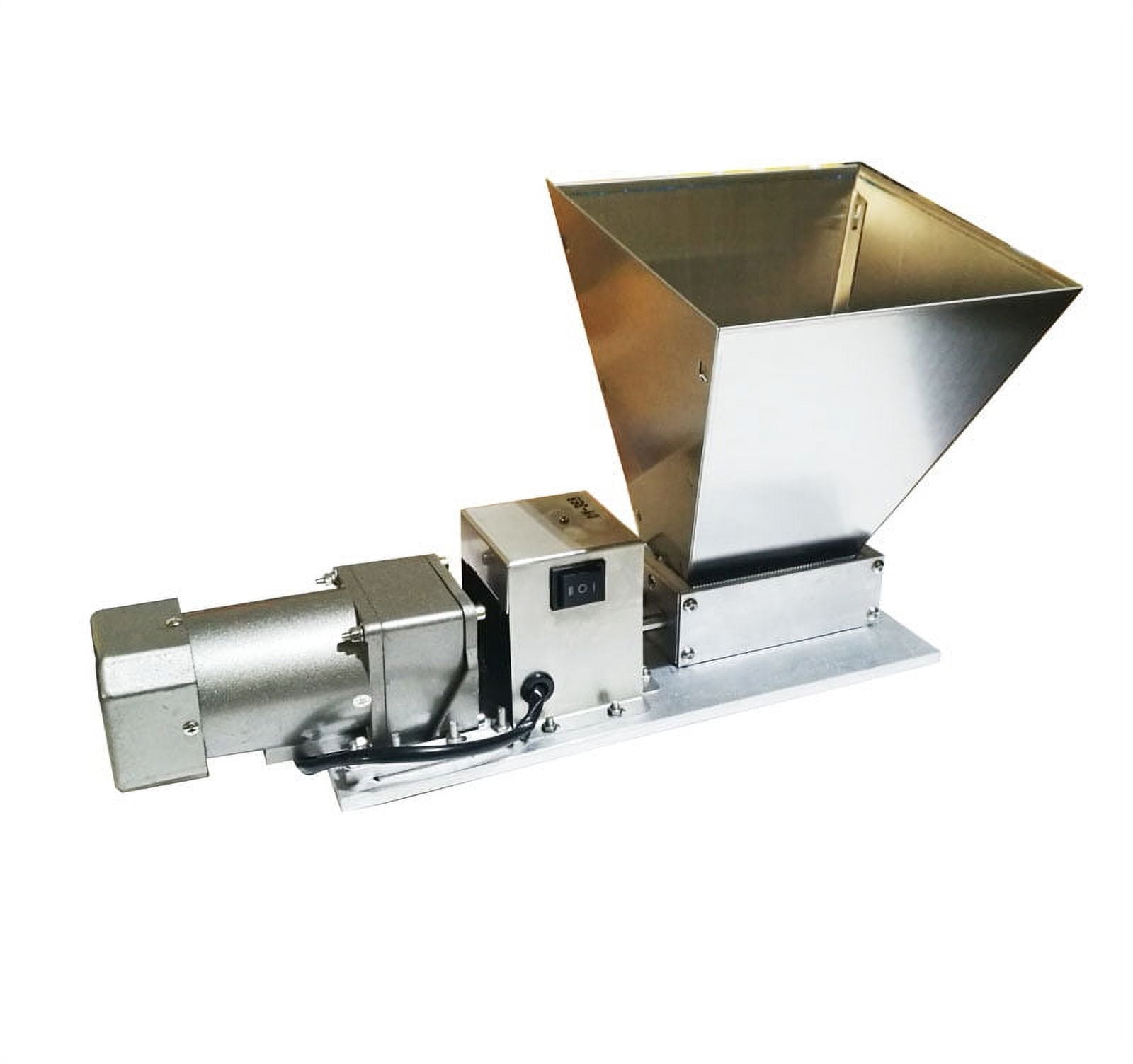INTBUYING Electric Grain Mill Barley Grinder Malt Crusher 2 Rollers ...