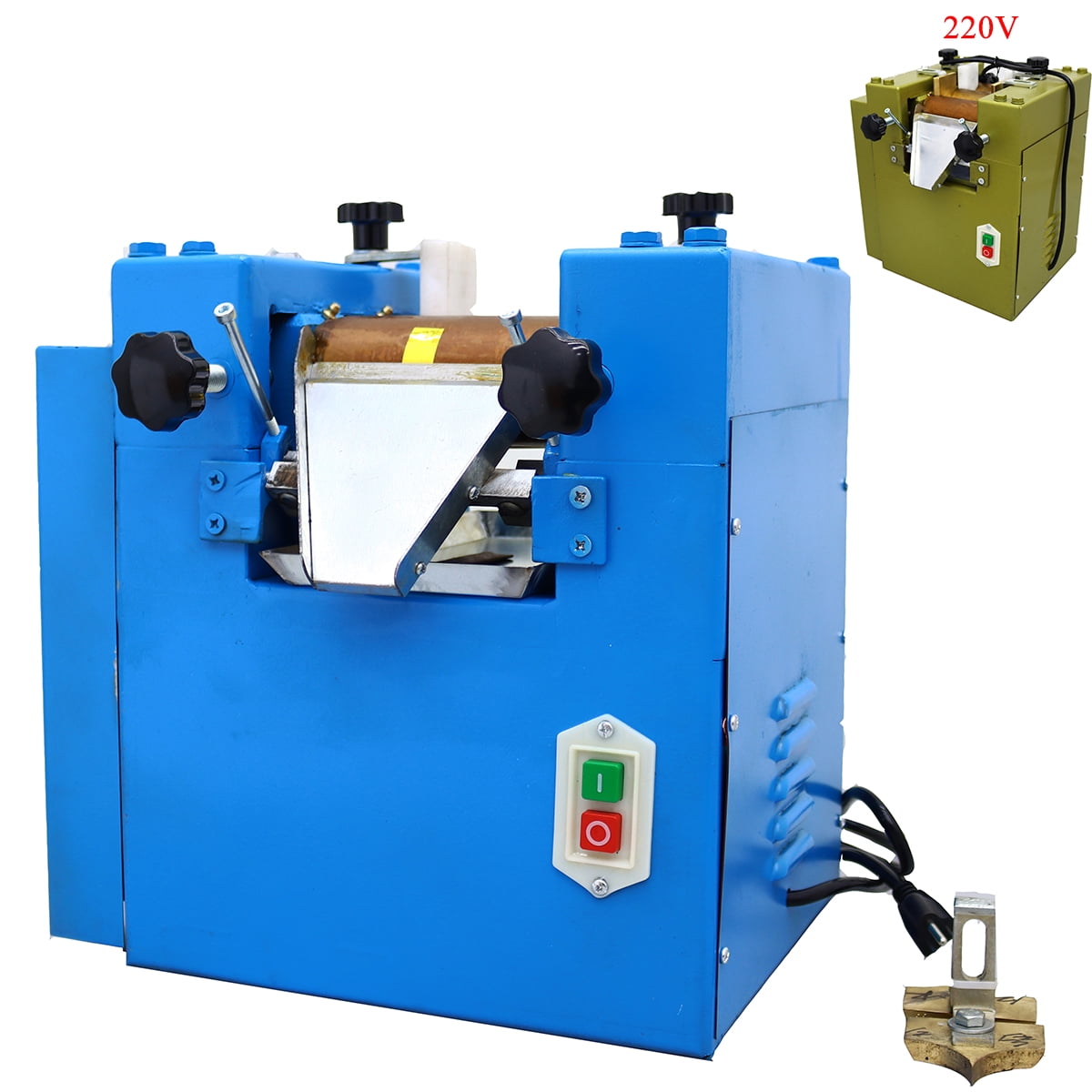 INTBUYING Electric Grinder Lab 3-Roll Grinding Machine for Pigment ...