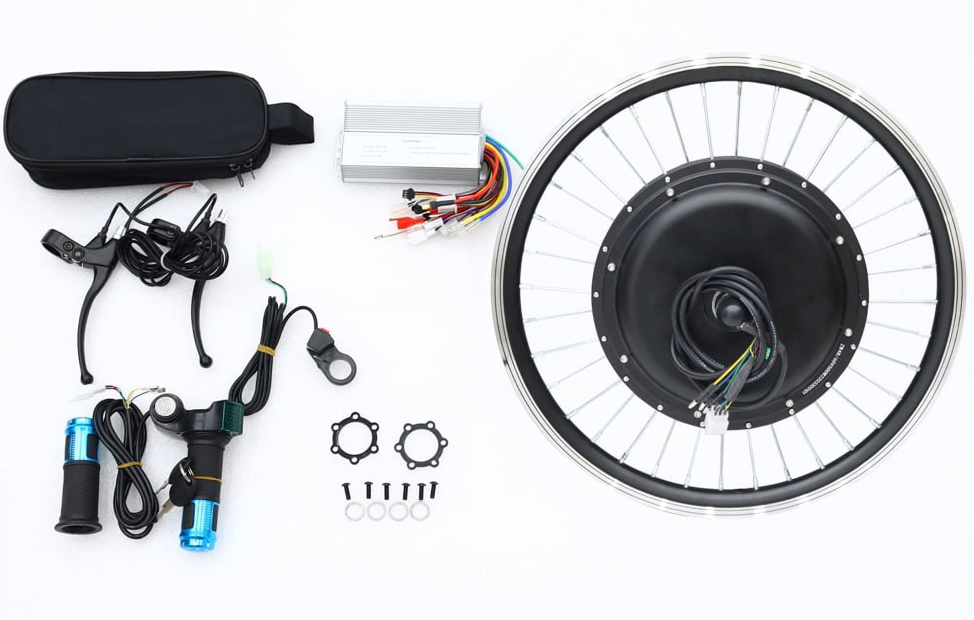 INTBUYING Electric Mountain Bike Modified 20Inch E-bike Conversion Kit ...