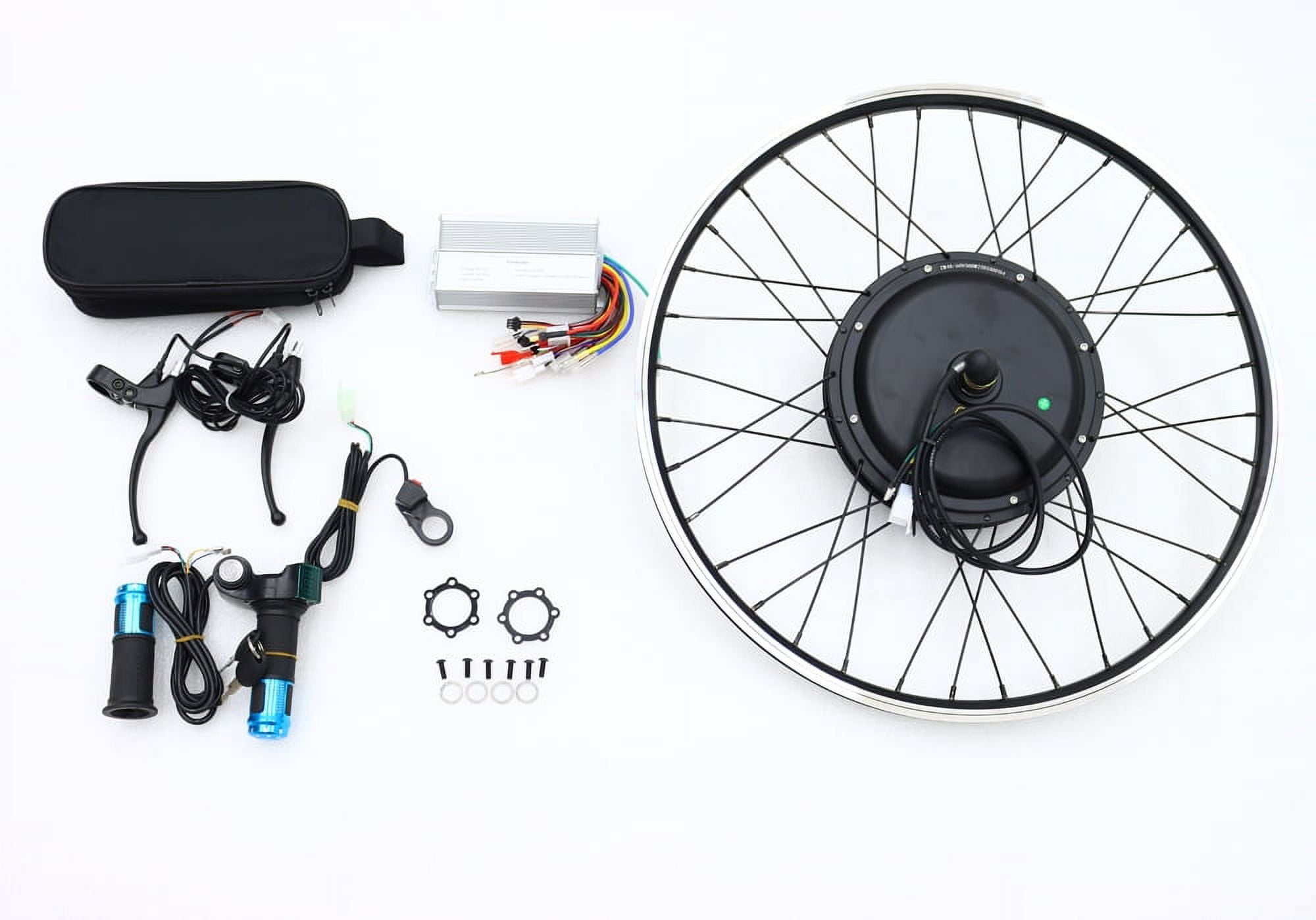 INTBUYING Electric Mountain Bike Modified 26Inch E-bike Conversion Kit ...