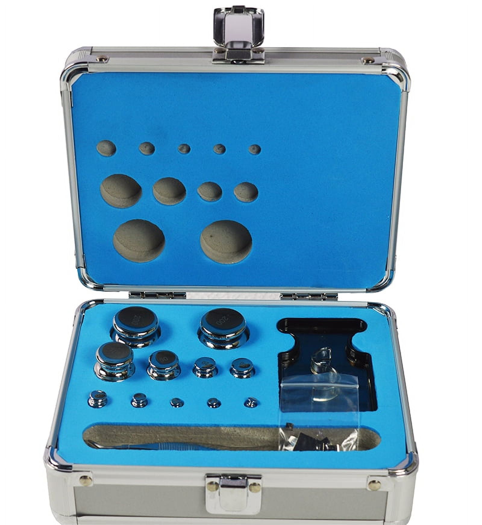 INTBUYING Grade 1mg-200g Stainless Steel Scale Calibration Weight Kit ...