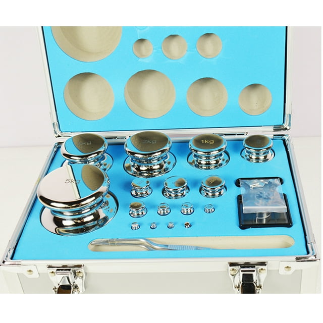 INTBUYING F1 Grade 1mg-5kg Stainless Steel Calibration Weight Kit ...