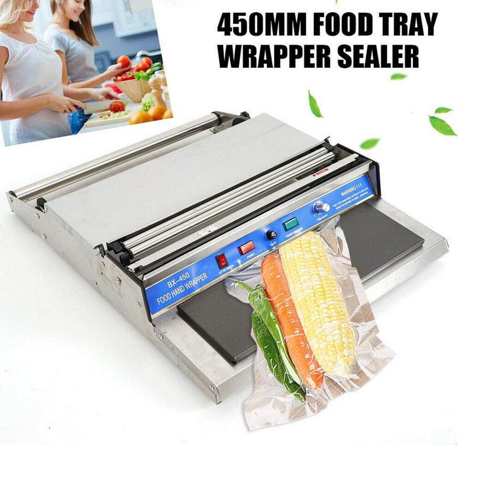 INTBUYING Film Wrapper Machine 450mm 17" Hand Countertop Film Sealer ...