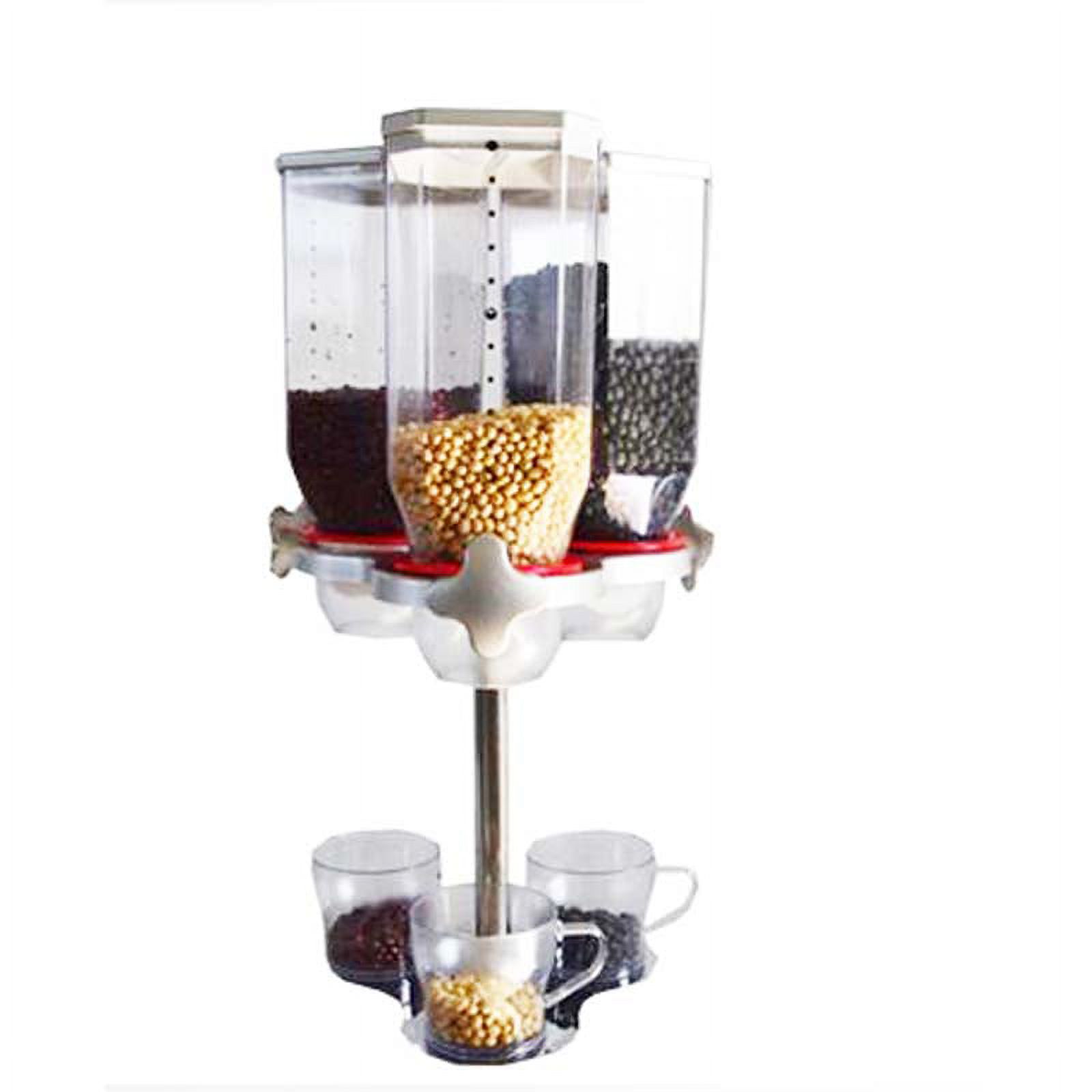 INTBUYING Grain Dispenser Three-head Rotary Manual Dry Food Grain ...