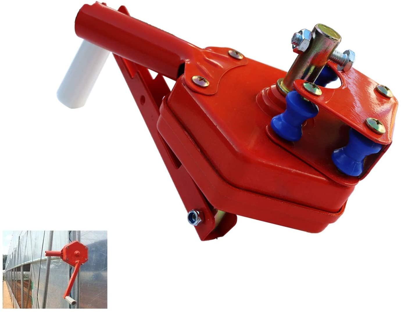 INTBUYING Greenhouse Sidewall Film Coiling Rolling Blinds Machine ...