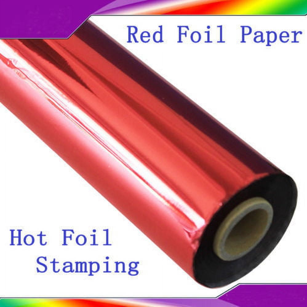 INTBUYING Hot Foil PVC Stamping Paper Foil Paper 0.7X131yds Hot Foil ...