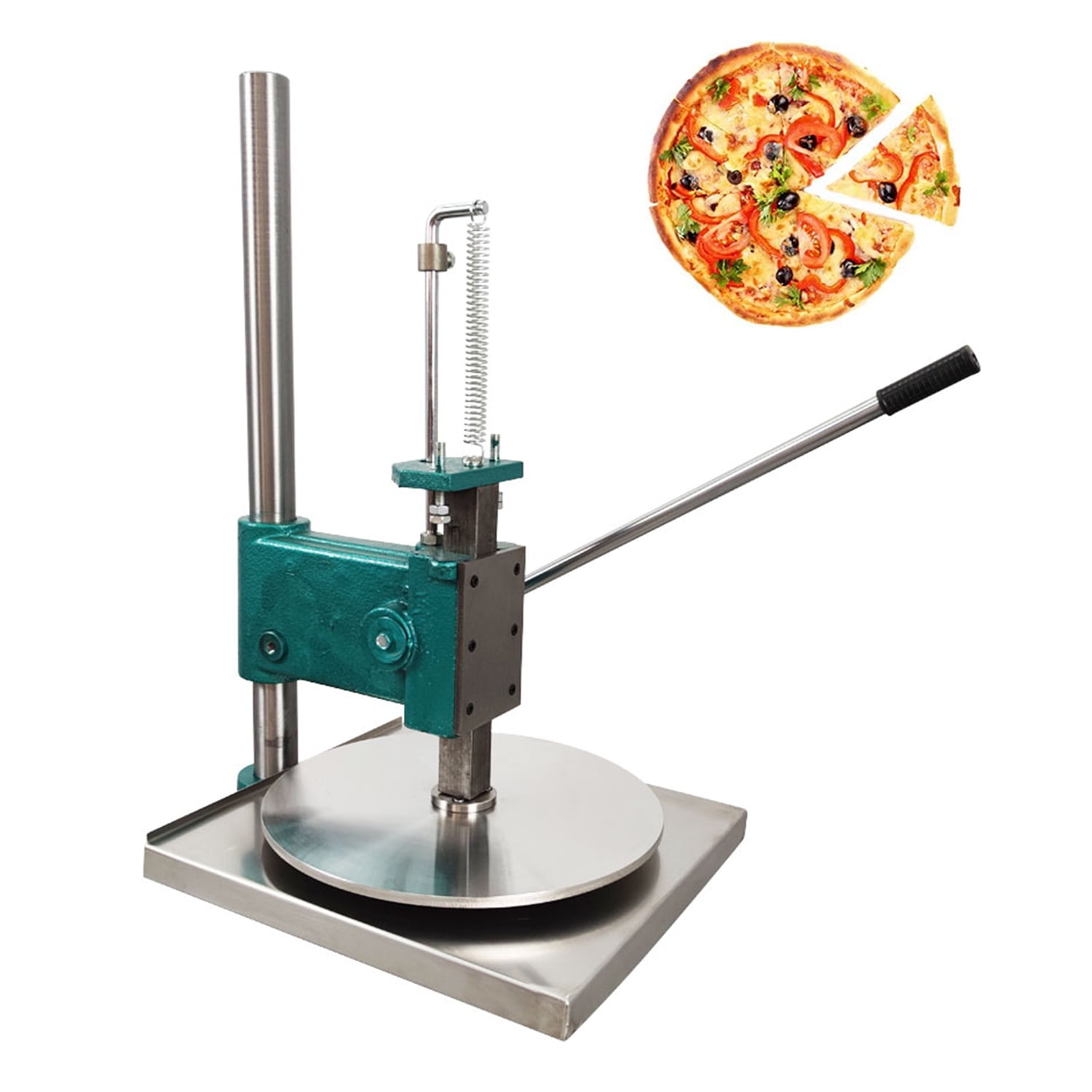 INTBUYING Household Manual Press Machine for Pizza Pastry Dough Dia14in ...