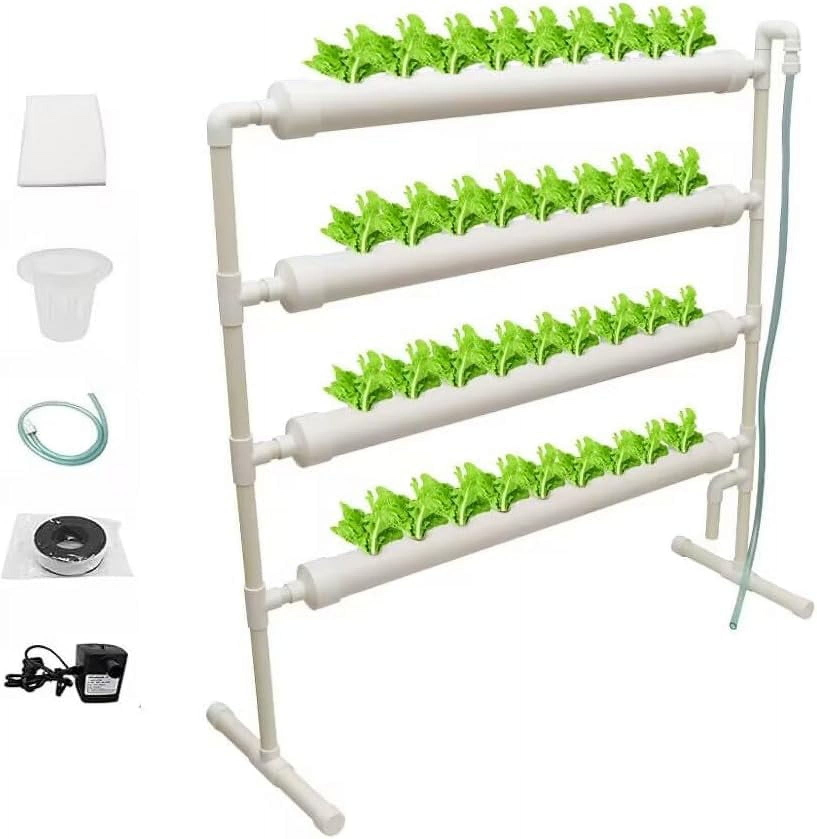 INTBUYING Hydroponic 36 Sites Grow Kit Grow System for Leafy Vegetables ...