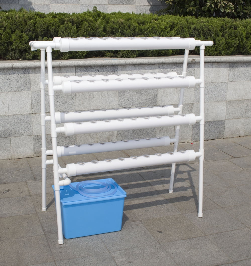 INTBUYING Hydroponic Site Grow Kit 70 Sites Ladder-type Water Culture ...