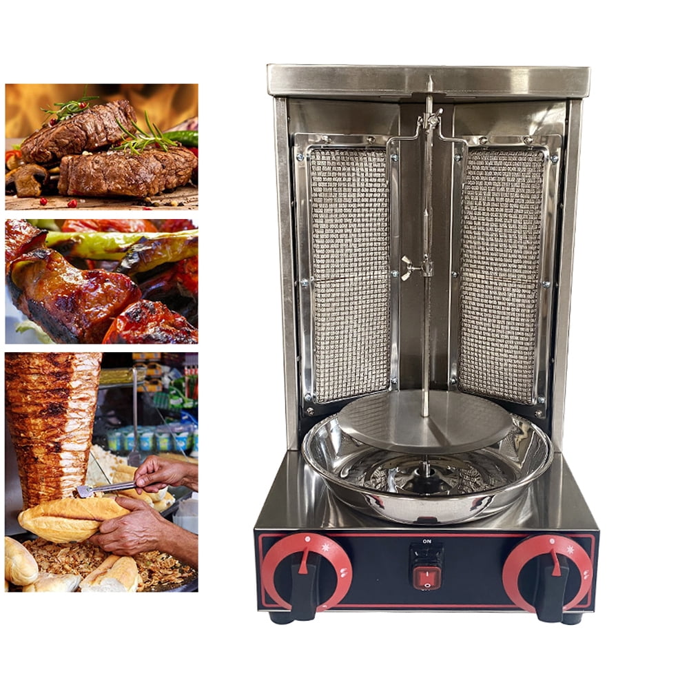 INTBUYING LP Gas Kebab Gyro Grill Machine Electric Vertical Broiler ...