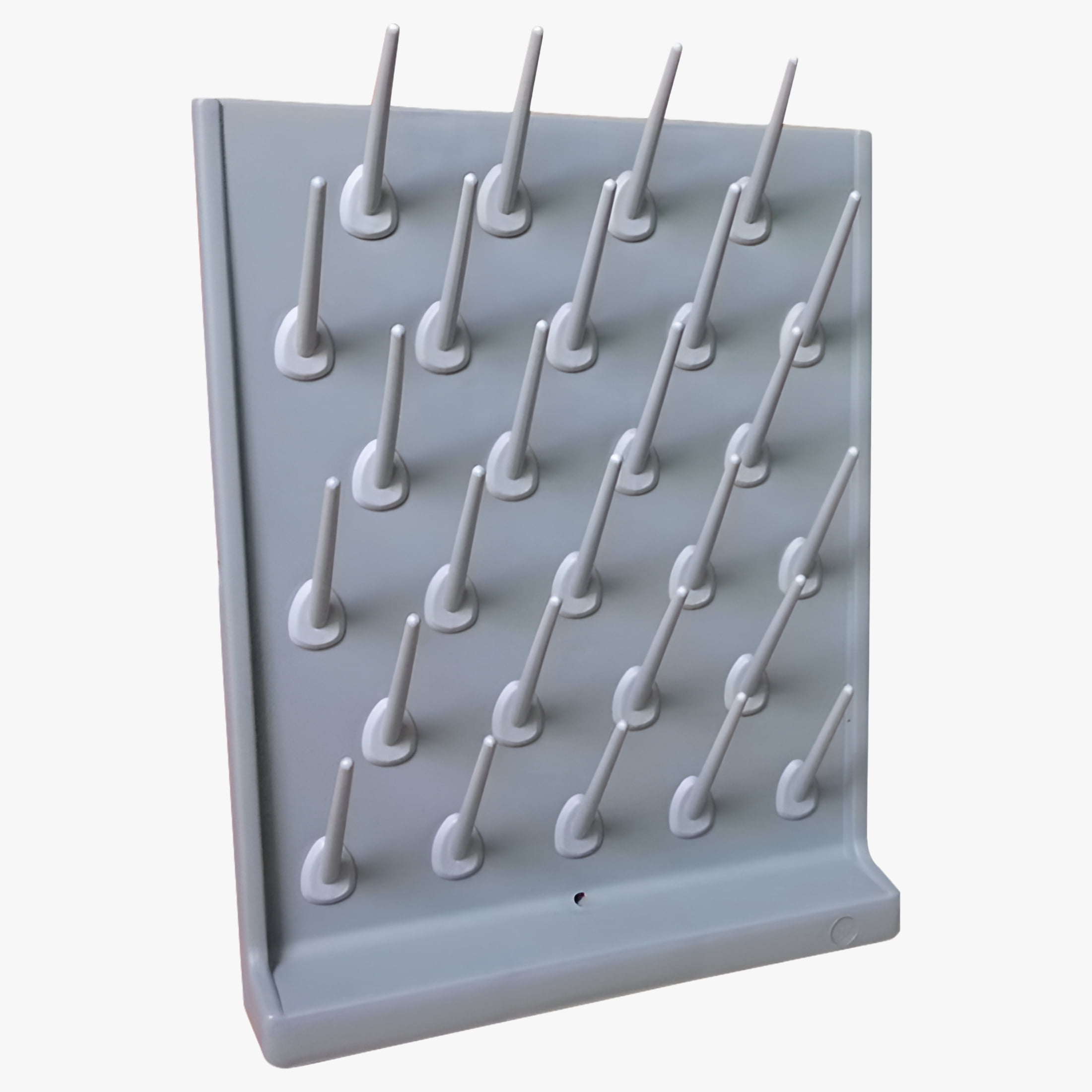 INTBUYING Lab Drying Rack Single-sided Removable Drip Rack 27 Pegs ...