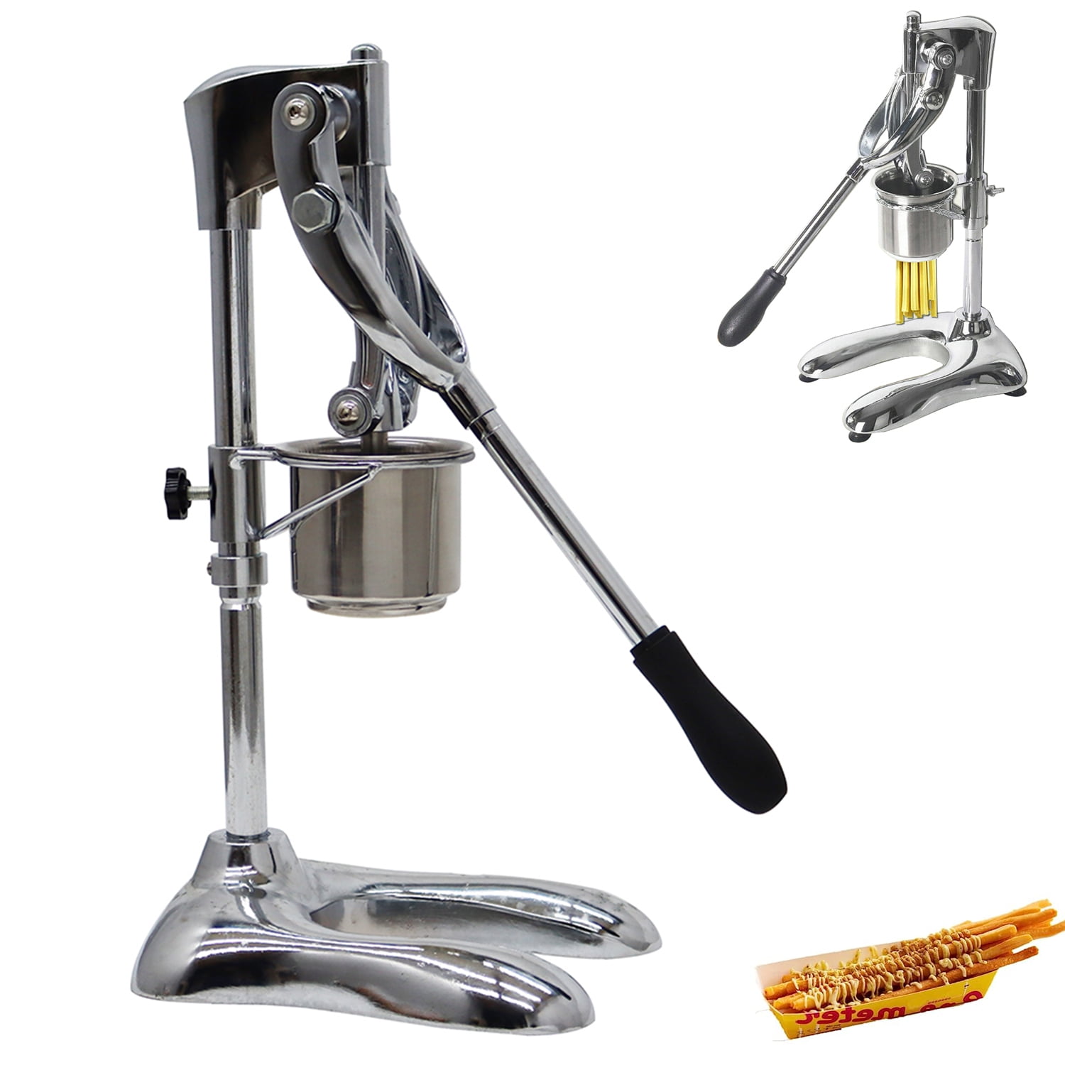 INTBUYING Stainless Steel Manual Mashed Potatoes Press with Handle ...