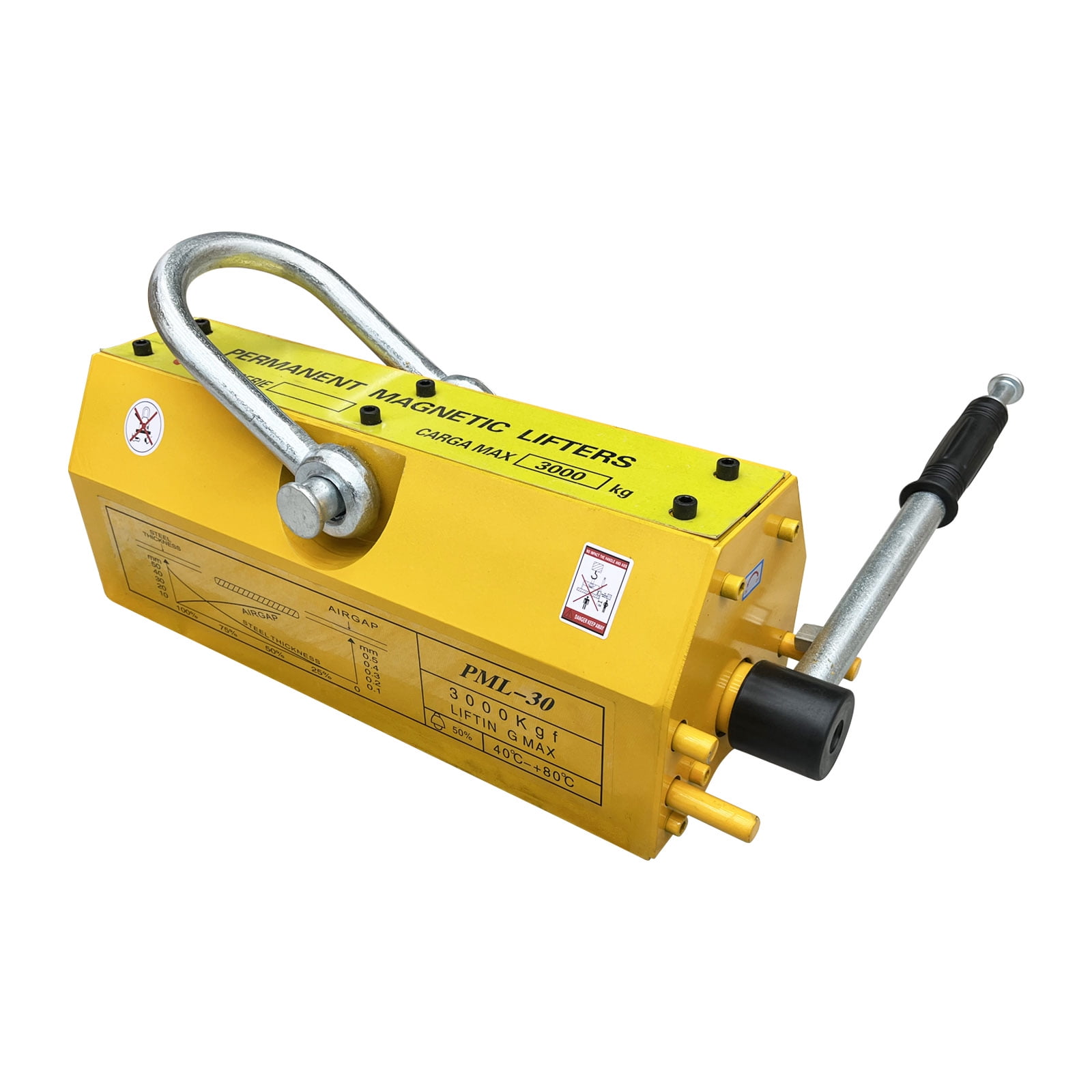 INTBUYING Magnetic Lifter Permanent Lift Magnet 6614lb Lifting Capacity ...