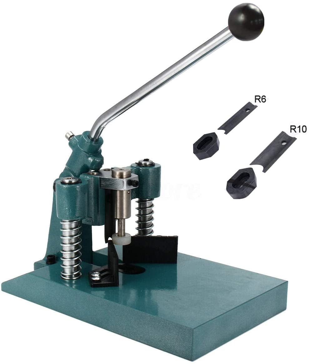 INTBUYING Manual Corner Rounder Machine with R6 R10 Blades Desktop PVC ...