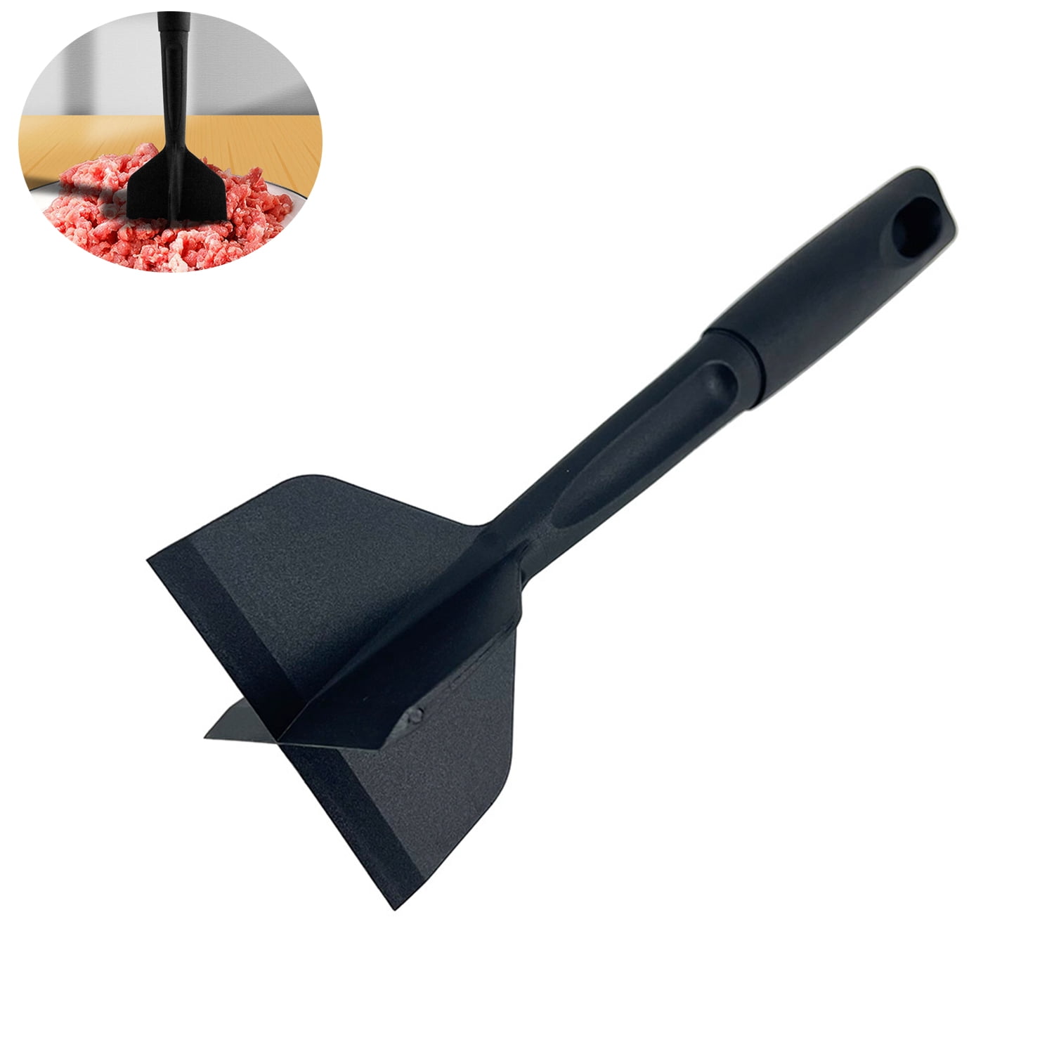 INTBUYING Manual Food Masher Chopper Crusher for Meat Fruit Vegetable ...