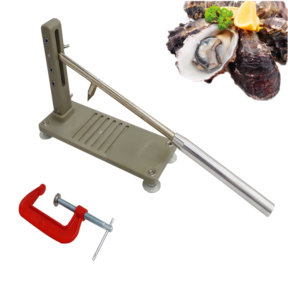 INTBUYING Manual Oyster Shell Opener Shucker Stainless Steel Sharp ...