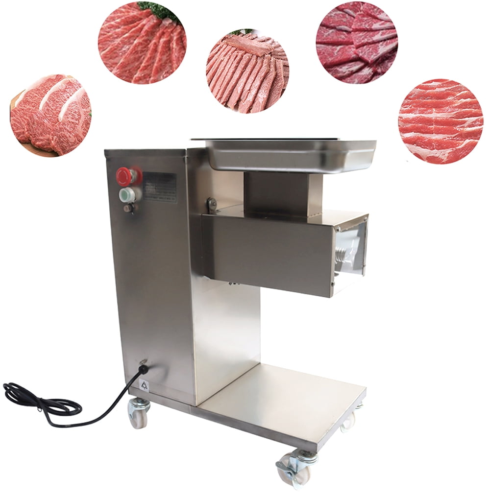 INTBUYING Meat Cutter Slicer Grinder Commercial Electric QE Cutting ...