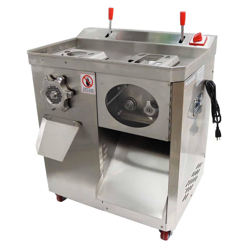 INTBUYING Meat Mincing Cutting Machine Meat Grinder with 4MM Blade 6MM ...