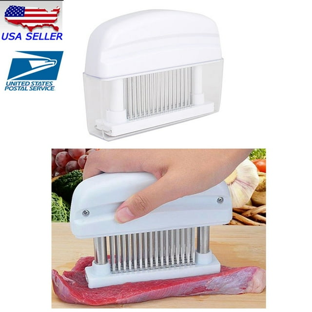 INTBUYING 48-Pin Hand Commercial Meat Tenderizer - Stainless Steel ...