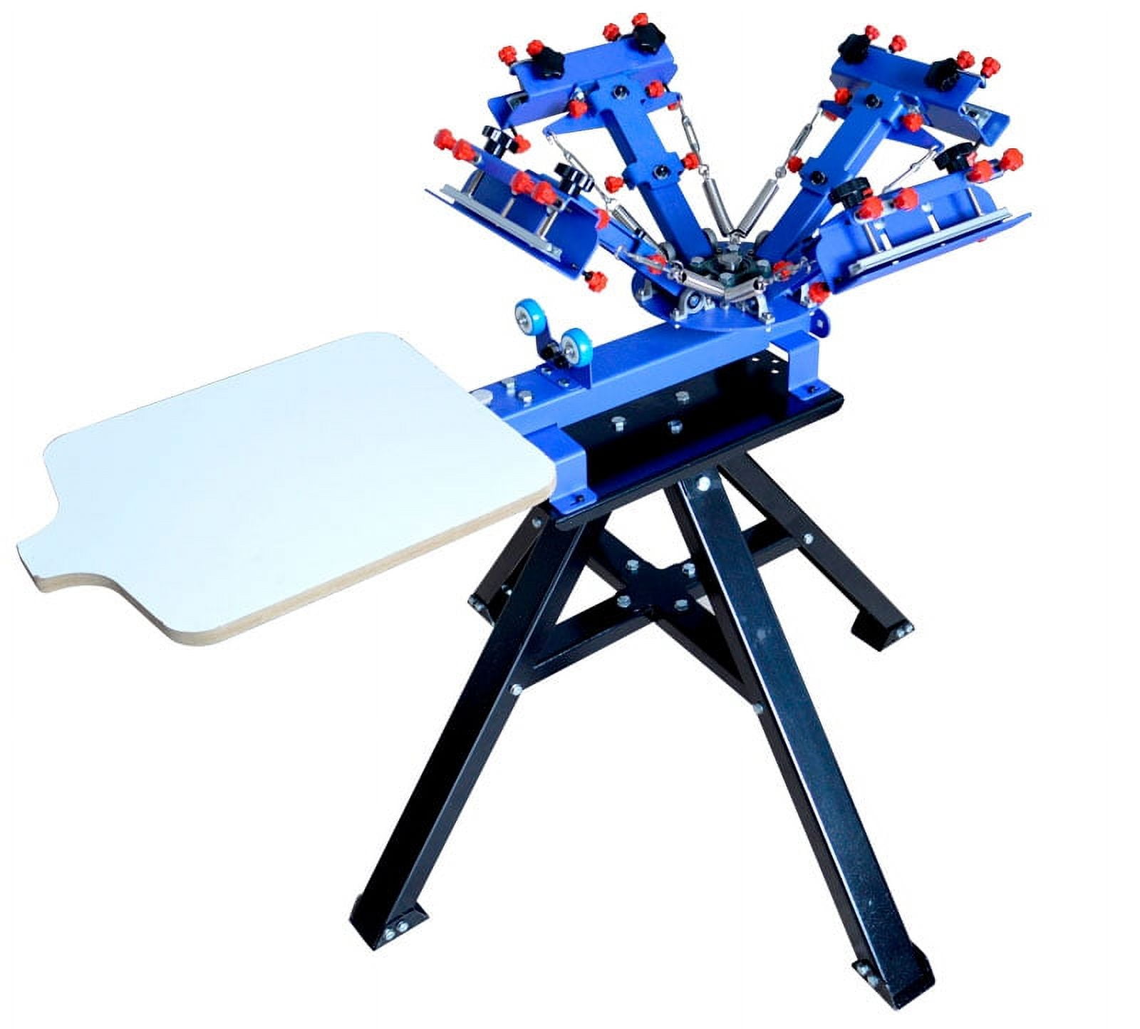 INTBUYING 4 Color T-Shirt Screen Printing Machine with Micro ...