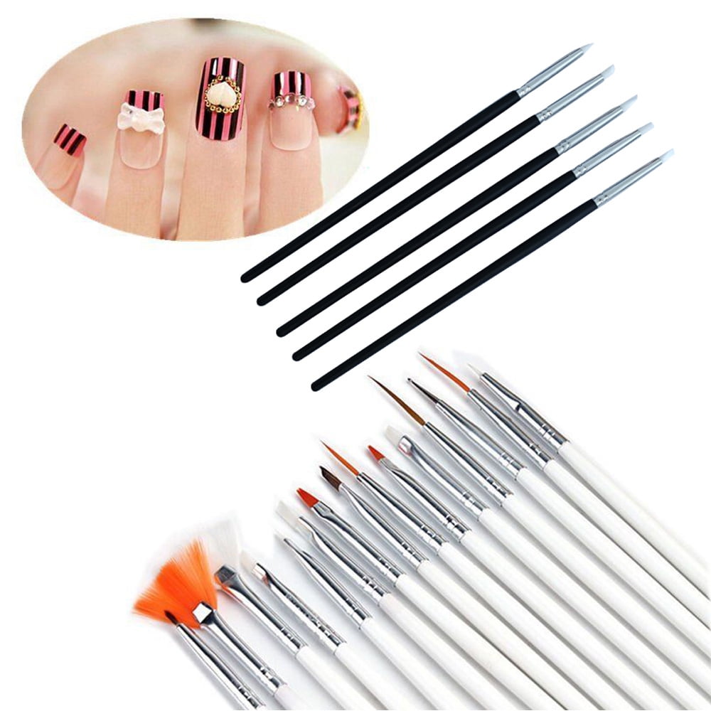 INTBUYING Nail Art Brush Set Nail DIY painting Brush Set Nail ...