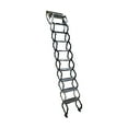 INTBUYING Wall Mounted Loft Ladder, Al-Mg Alloy, 10+2 Steps, 8.2-9.2ft ...