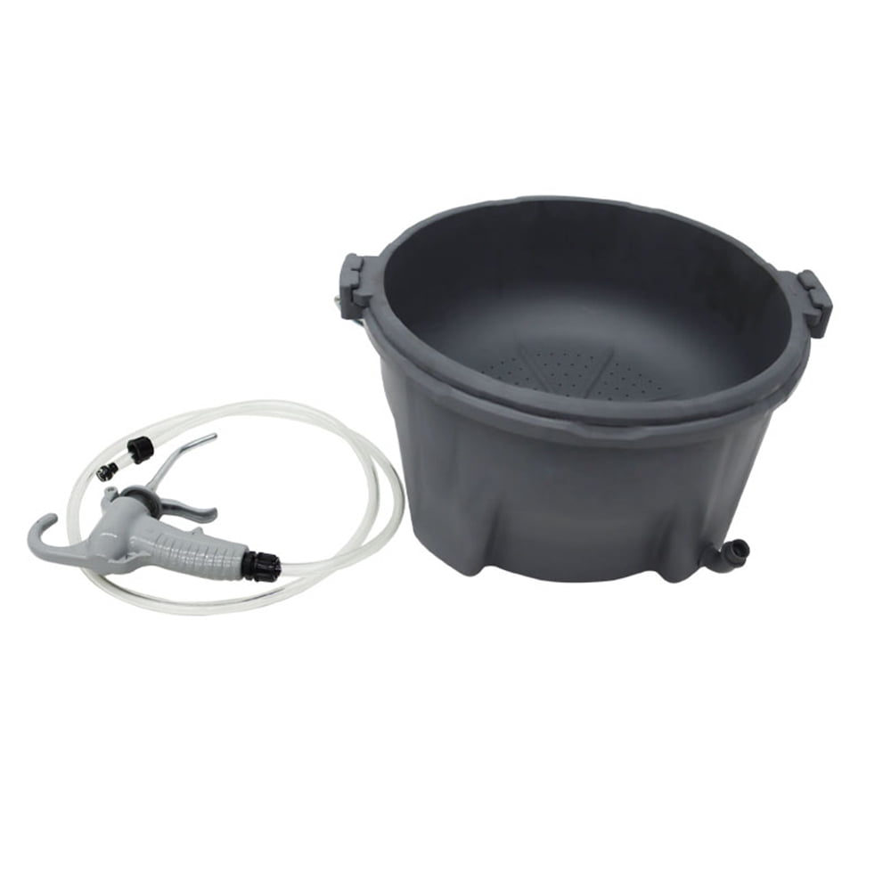 INTBUYING Oiler Bucket Threading Pipe Machine Lubricator Oil Gun Drum ...