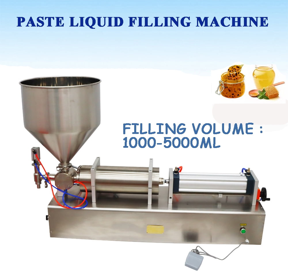 INTBUYING Paste Liquid Filling Machine Single Nozzle 1000-5000ml ...