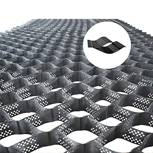 INTBUYING Permeable Pavers Geocell Ground Grid 2'' HDPE Driveway Pavers ...