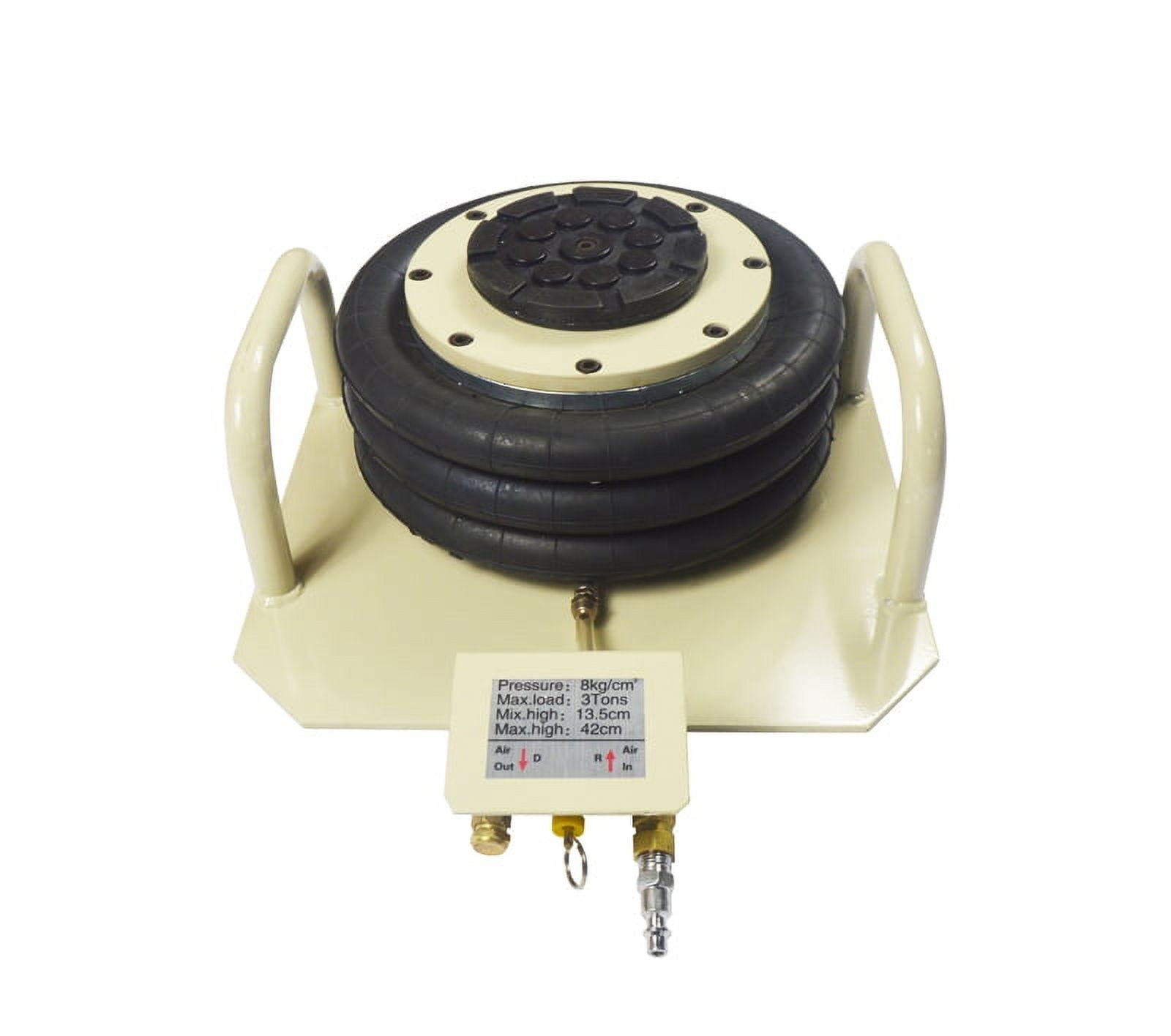 INTBUYING Portable 6600lbs 3Tons Triple Bag Air Jack Pneumatic Lift Car ...